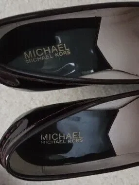 Michael Kors | Shoes | Michael Kors Buchanan Patent Loafer In Deep Red ...